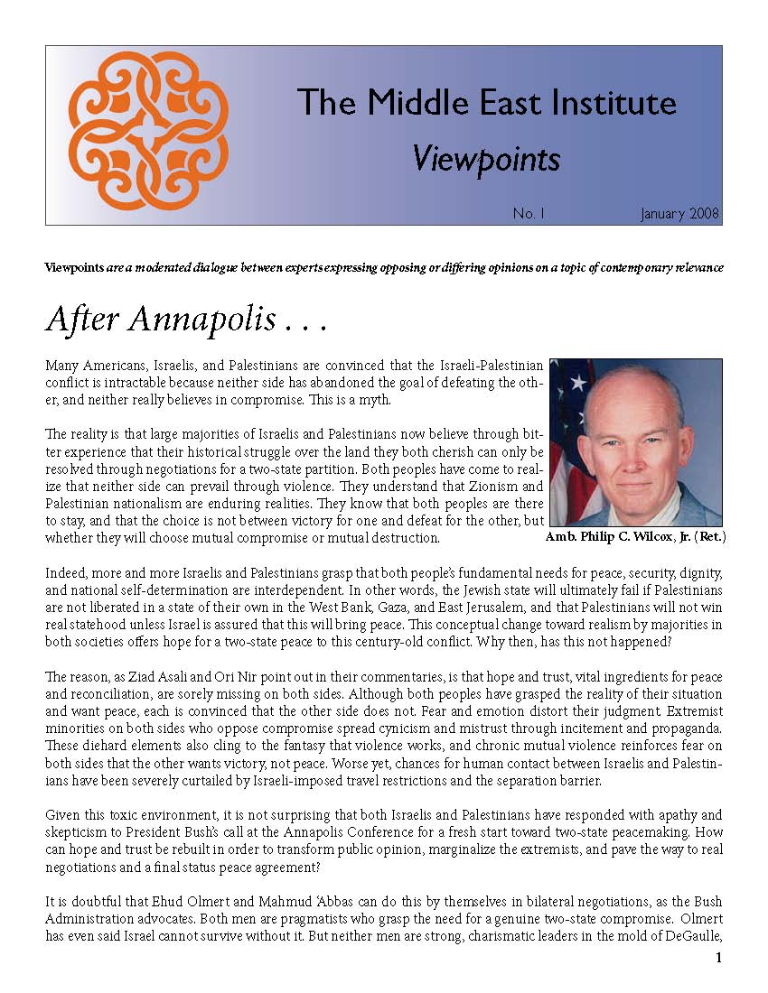 Americans for Peace Now | Middle East Institute